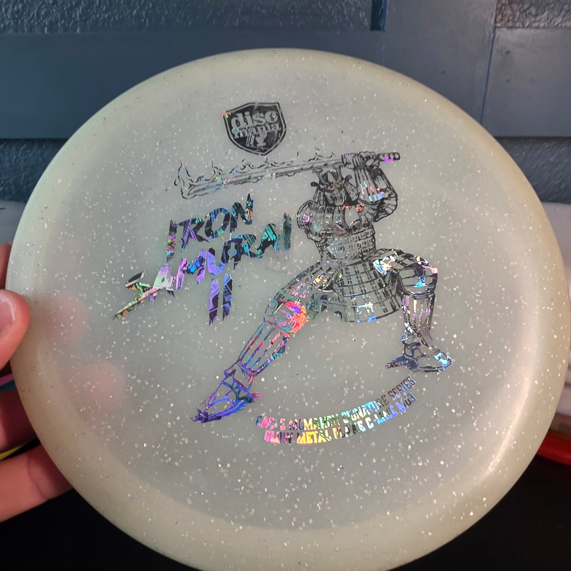 Discmania Iron Samurai 2 Glow metal flake c-line MD3 Eagle McMahon 180 ...